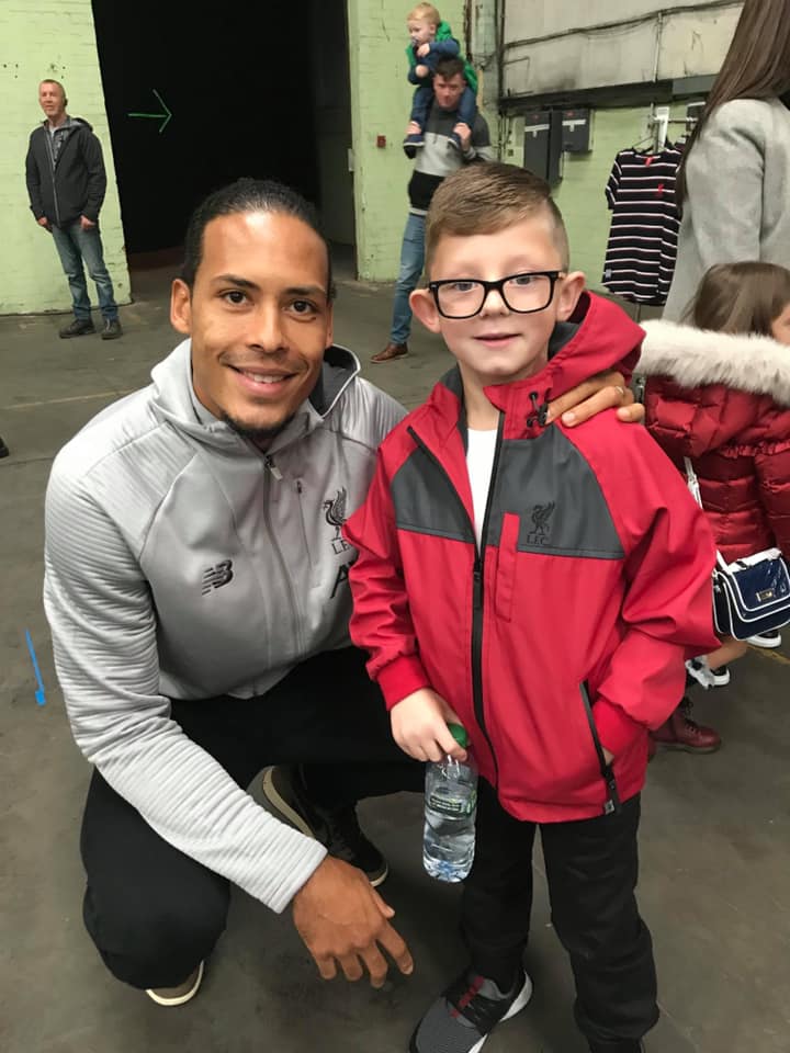 Stephen LFC Photo Shoot | Owen McVeigh Foundation