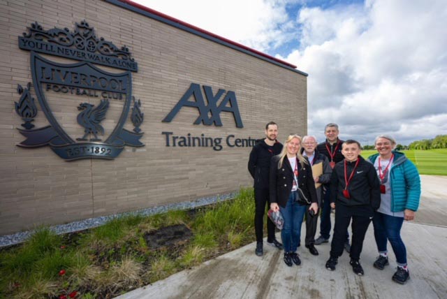 AXA Training Facility Visits | Owen McVeigh Foundation