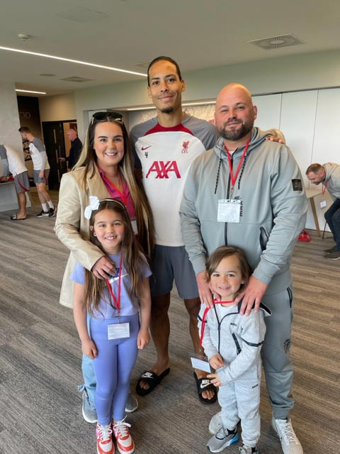 AXA Training Facility Visits | Owen McVeigh Foundation